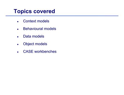 Unit 4 Software Engineering System Model Notes Pdf
