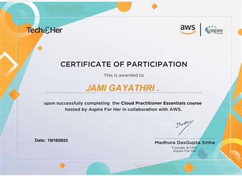 Gayathri Jami On Linkedin Cloudcomputing Aws Tech4her Aspireforher Womenintech…