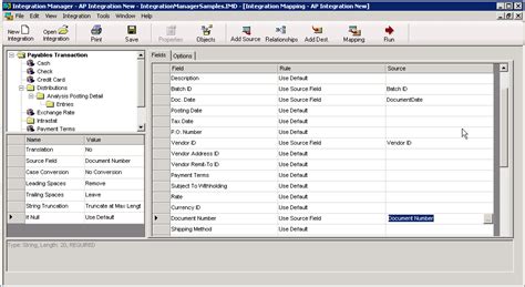 Dynamics Gp Guider Using Integration Manager To Integrate Ap Transactions In Dynamics Gp