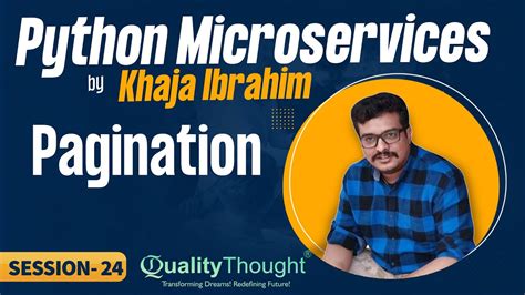 What Is Pagination In Python Python Microservices By Khaza Ibrahim Session 24 Youtube