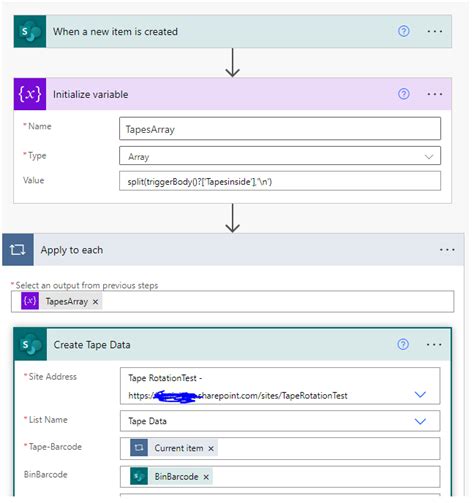 Sharepoint Online Take Data From Multiple Line String And Create