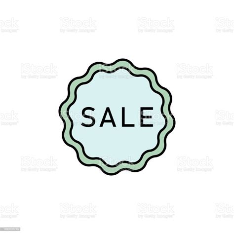 판매 스티커 스파 개요 아이콘 서명 및 기호는 웹 로고 모바일 앱 Ui Ux에 사용할 수 있습니다 가격에 대한 스톡 벡터 아트 및 기타 이미지 Istock