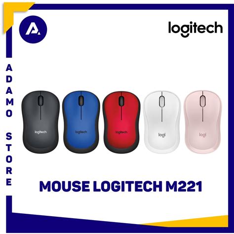 Jual Mouse Wireless Logitech M221 Silent Click Mouse Garansi Resmi Shopee Indonesia