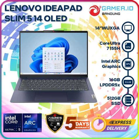 Jual Lenovo Ideapad Slim Imh Ultra H Gb Gb Wuxga Oled Di Seller Gamer Id