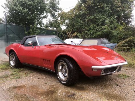 1968 Chevrolet Corvette Stingray Convertible Red Rwd Automatic C3