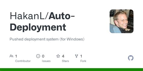 Github Hakanlauto Deployment Pushed Deployment System For Windows