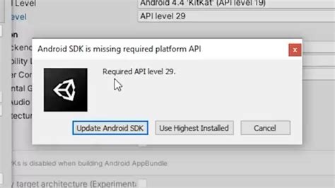 How To Update Unity To Android API Level 29 Or Greater YouTube