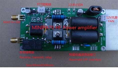 Hf Amplifier Schematic Hf Amplifier 10w
