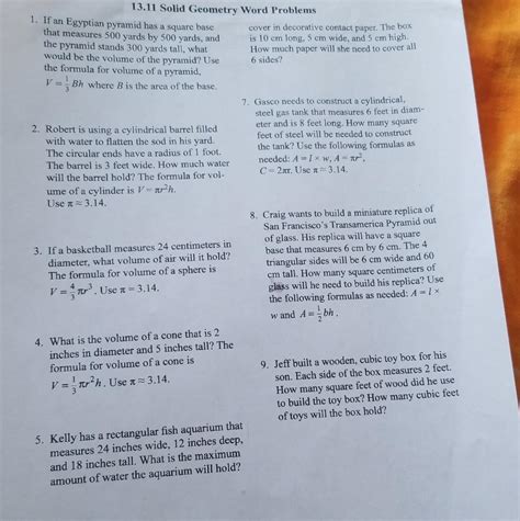 Solid Geometry Pyramid