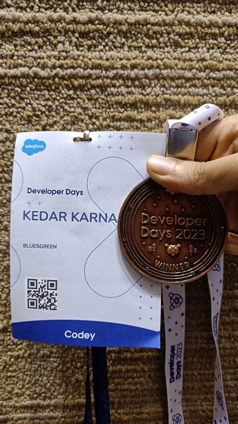 Kedar Karnad On Linkedin Developerdays Salesforcedevdays Devdays Teamcodey Blue5green B5g