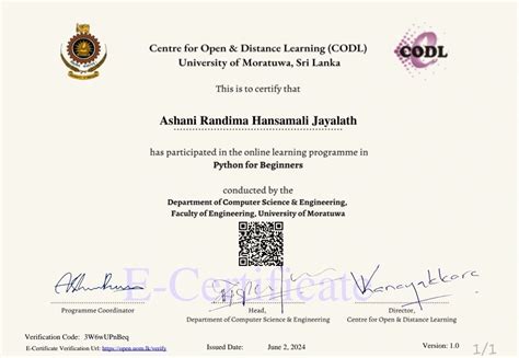 randima jayalath on linkedin python learningjourney universityofmoratuwa skillup