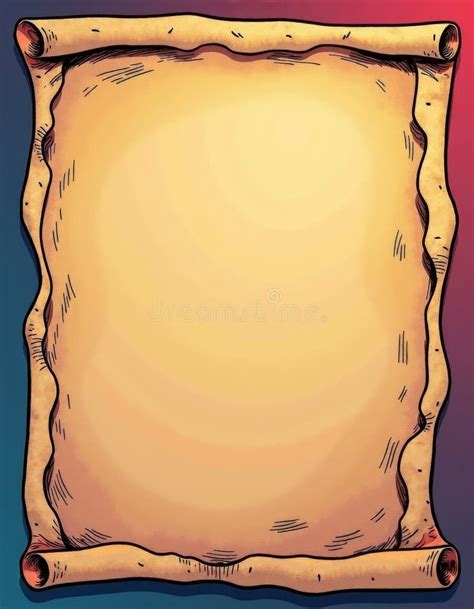 Scroll Border Background Drawing Square Scroll Border Png Images Psd