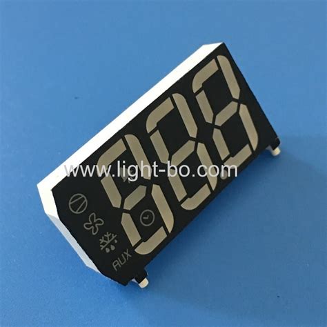 디지털 Refriretor 표시기를 위한 매우 빨강황색 세 자리 7 세그먼트 Led 디스플레이 모듈 일반적인 양극 제조업체 및 공급 업체 China Mainland