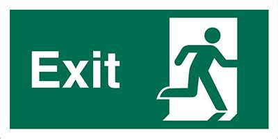 Exit Running Man Right Allsigns