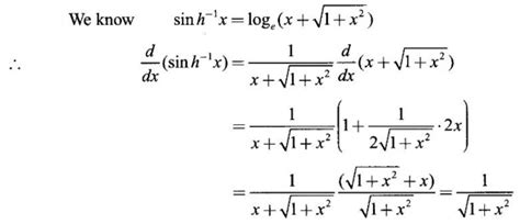 Hyperbolic Functions Definition Worked Examples Exercise With Answers Differential Calculus