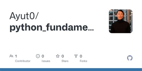 Github Ayut Python Fundamental