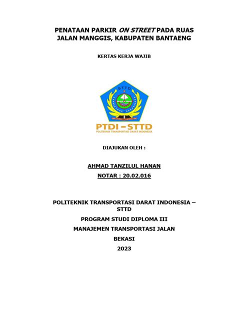 2ahmad Tanzilul Hanan Kertas Kerja Wajib Pdf