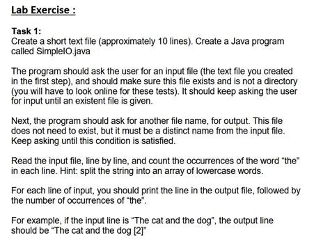 Task 1 Create A Short Text File Approximately 10 Chegg