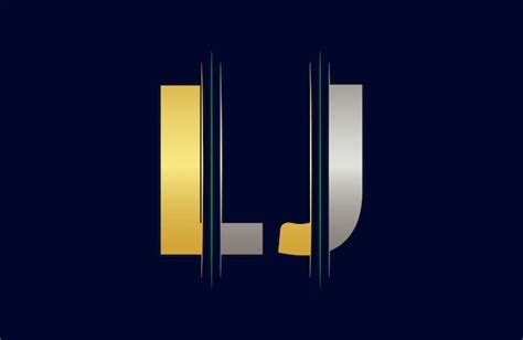 Premium Vector Abstract Lj Letter Logo Design Template Vector Logo