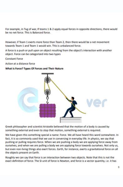 CBSE Class 11 Physics Laws Of Motion Notes
