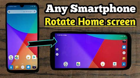 manually rotate android screen