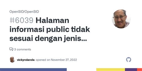 Halaman Informasi Public Tidak Sesuai Dengan Jenis Yang Di Pilih Di
