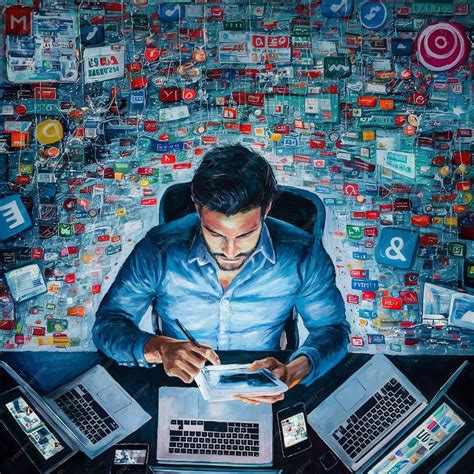 Businesswoman Laptop Using Social Media Marketing Concept Close Up On Man Hand Using Tab Pad On