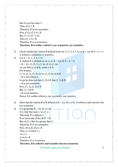 Ncert Solutions For Class 12 Maths Chapter 1 Relations And Functions