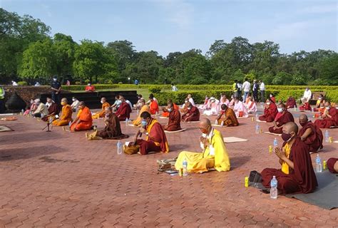 佛陀诞生地蓝毗尼圣园组织2565年佛诞节祈福活动 凤凰网视频 凤凰网