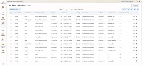 Search Management In The Back Office Orocommerce Orocrm And Oroplatform Documentation