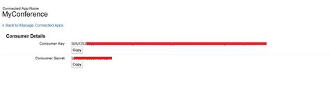 Find Consumer Key And Secret Of Connected App In Salesforce