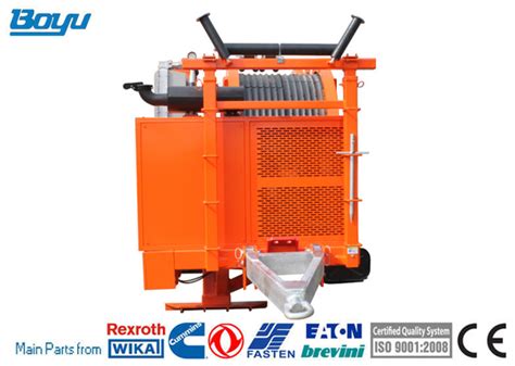 1x160kn Overhead Line Stringing Equipment Hydraulic Tensioner With Water Cooling System Engine