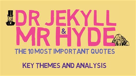 The 10 Most Important Quotes In Jekyll And Hyde Youtube