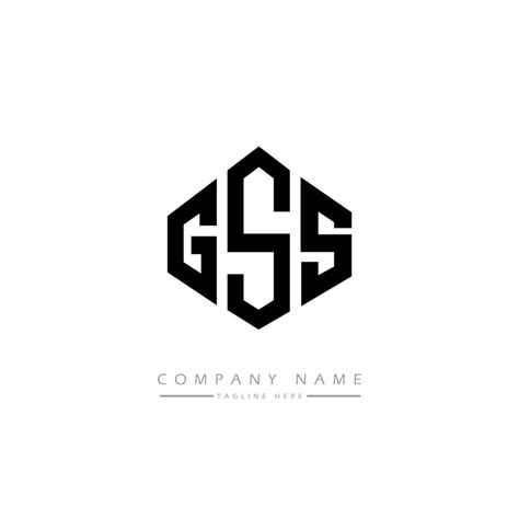 Gss Letter Logo Design With Polygon Shape Gss Polygon And Cube Shape Logo Design Gss Hexagon