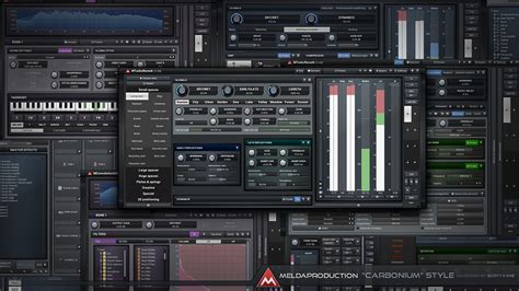 Cabonium Style Audio GUI Design For Meldaproduction On Behance