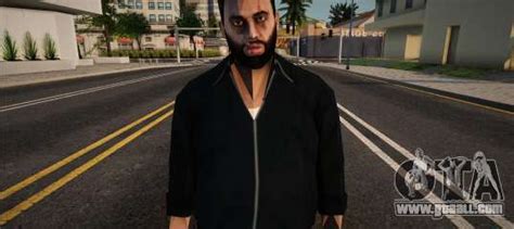 A Man With A Beard And Scars For Gta San Andreas