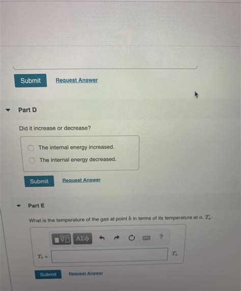 Solved Figure Shows A PV Diagram For An Ideal Gas In Chegg Com