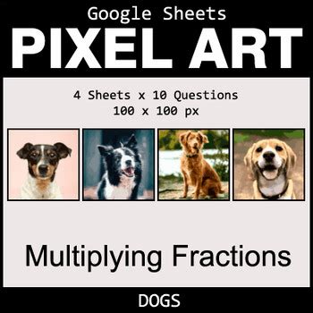 Google Sheets Pixel Art Math Multiplying Fractions By Math Games Hero