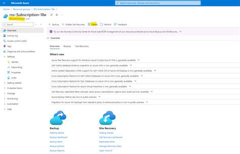 Deleting Azure Recovery Services Vault Failed