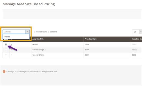 Can I Delete Area Based Printing Method