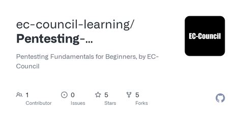 GitHub Ec Council Learning Pentesting Fundamentals For Beginners