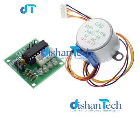 5V Stepper Motor With ULN2003 Driver Board DishanTech BD