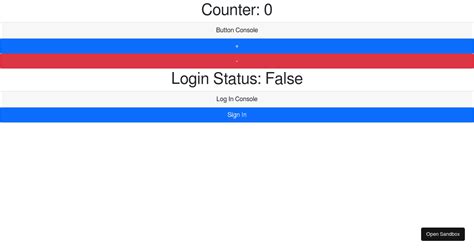 Redux Practice Codesandbox