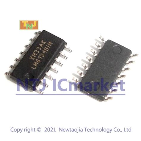 10 Pcs Lm6134bim Sop 14 Lm6134bimx Lm6134 6134 Rail To Rail Io