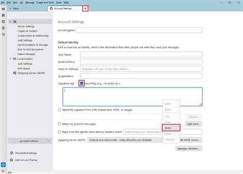 How To Add An Email Signature In Thunderbird Windows Gimmio