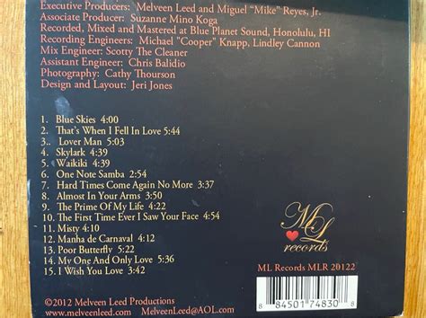 Yahoo オークション Cd Melveen Leed I Wish You Love