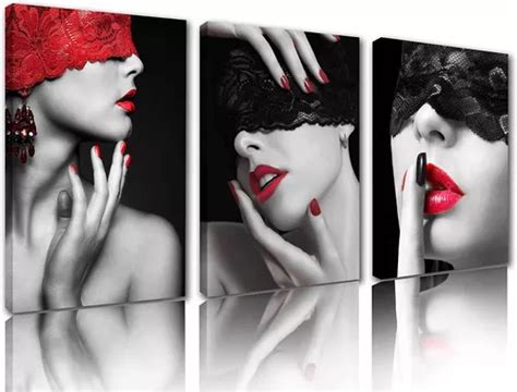 Quadros Decorativos Mulher Sensual Arte Luxo D Parcelamento Sem Juros