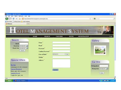 421688554 Hotel Management System Project Report Ppt Pptxpptx