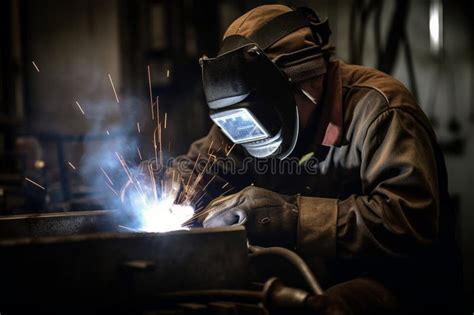 Industrial Welder With Torch Stock Illustration Illustration Of Design Fire 274599781