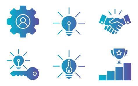Process Management Icon Pack Gradient Fill 45 Svg Icons